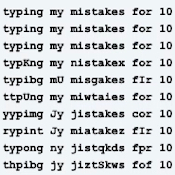 Writing Lines (Taper #10)